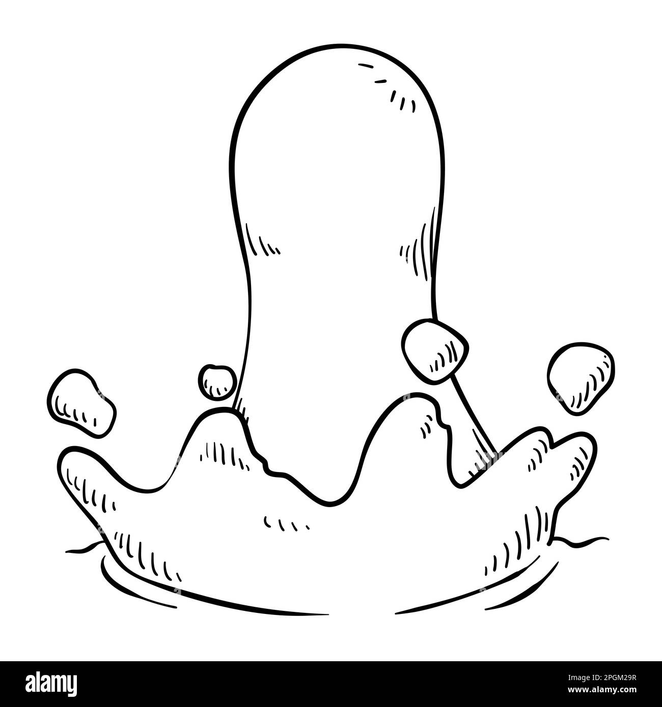 Pure water hand drawn Stock Vector Images - Alamy