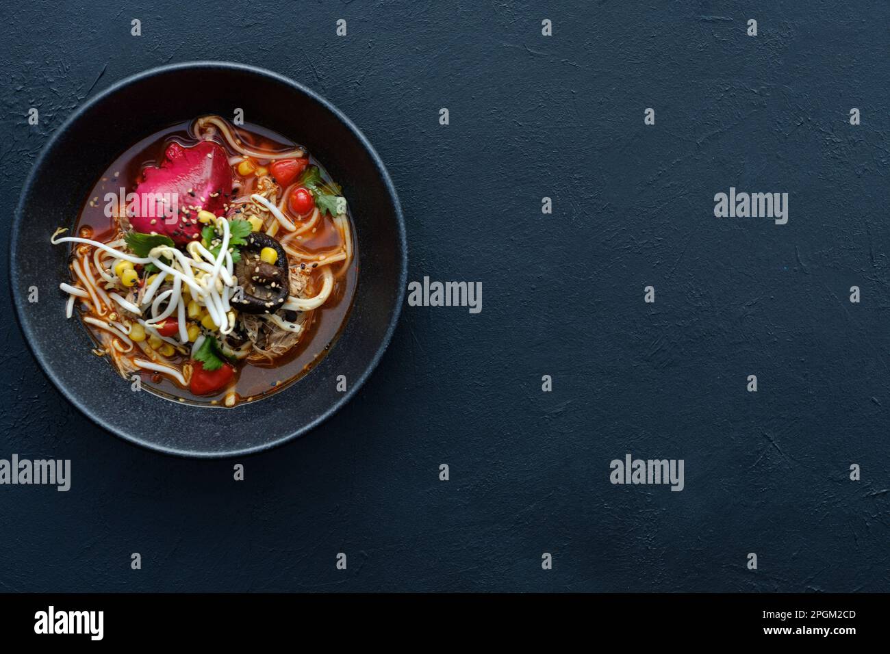 ramen traditional food asian cuisine background Stock Photo - Alamy