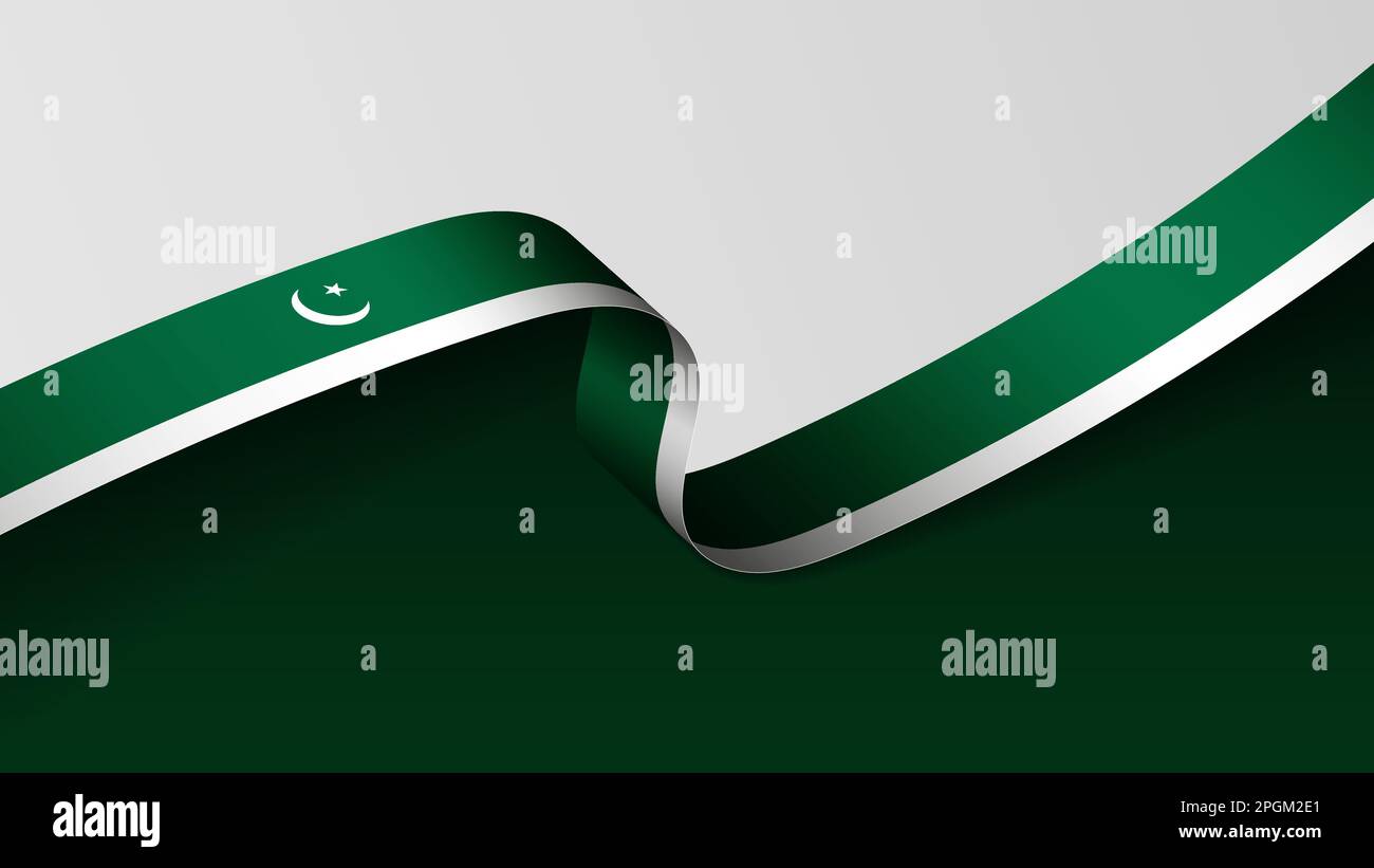 Pakistan ribbon flag background. Element of impact for the use you want ...