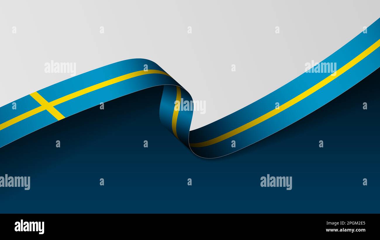 Sweden ribbon flag background. Element of impact for the use you want ...