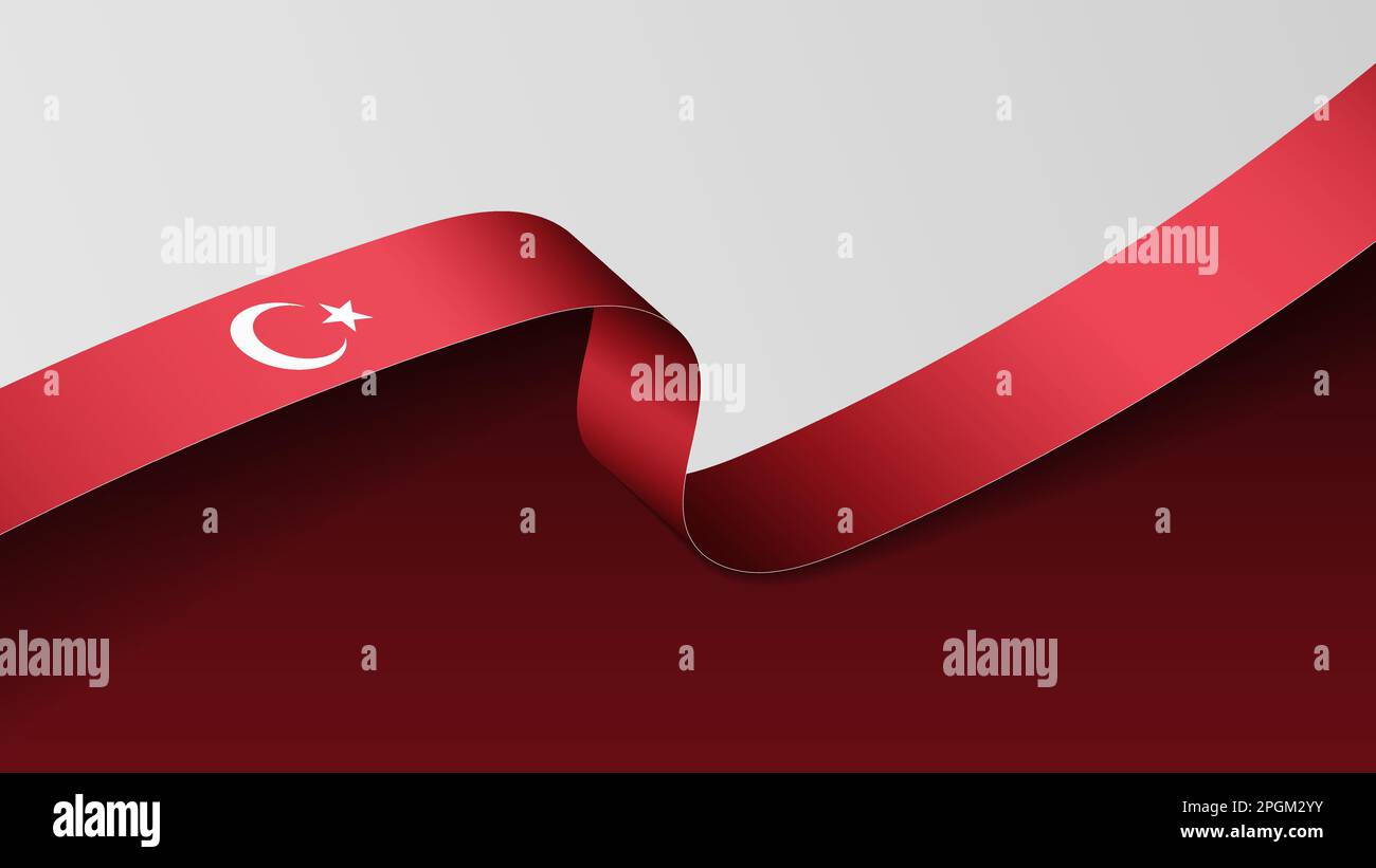 Turkey ribbon flag background. Element of impact for the use you want ...