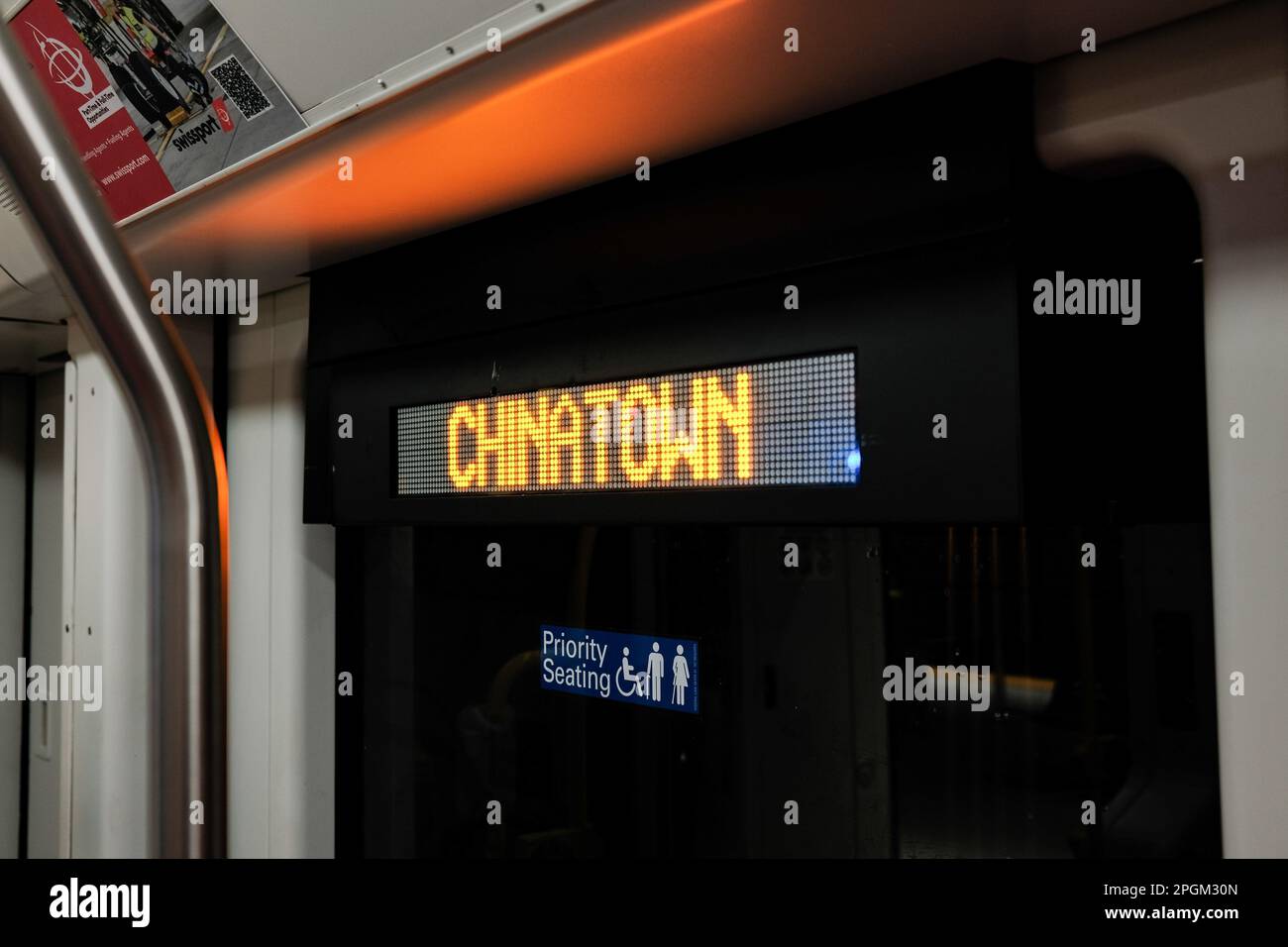 San Francisco, United States. 22nd Mar, 2023. One of the subway cars on ...