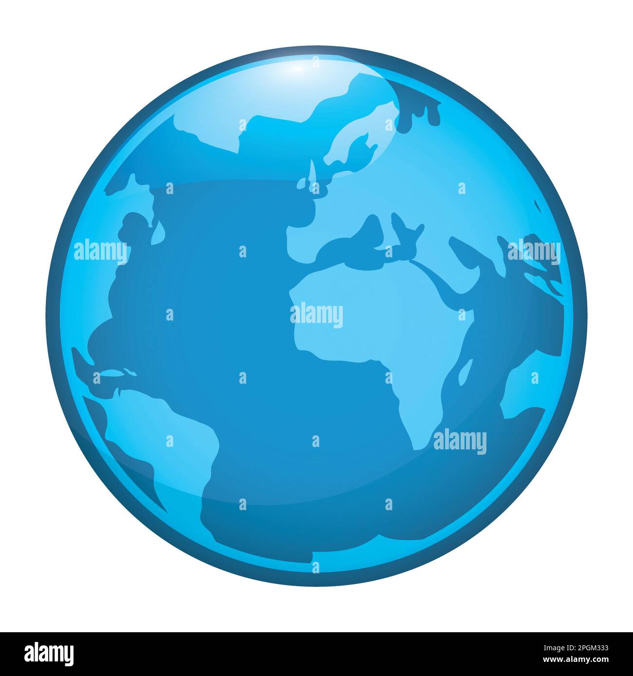 Terrestrial globe vector hi-res stock photography and images - Alamy