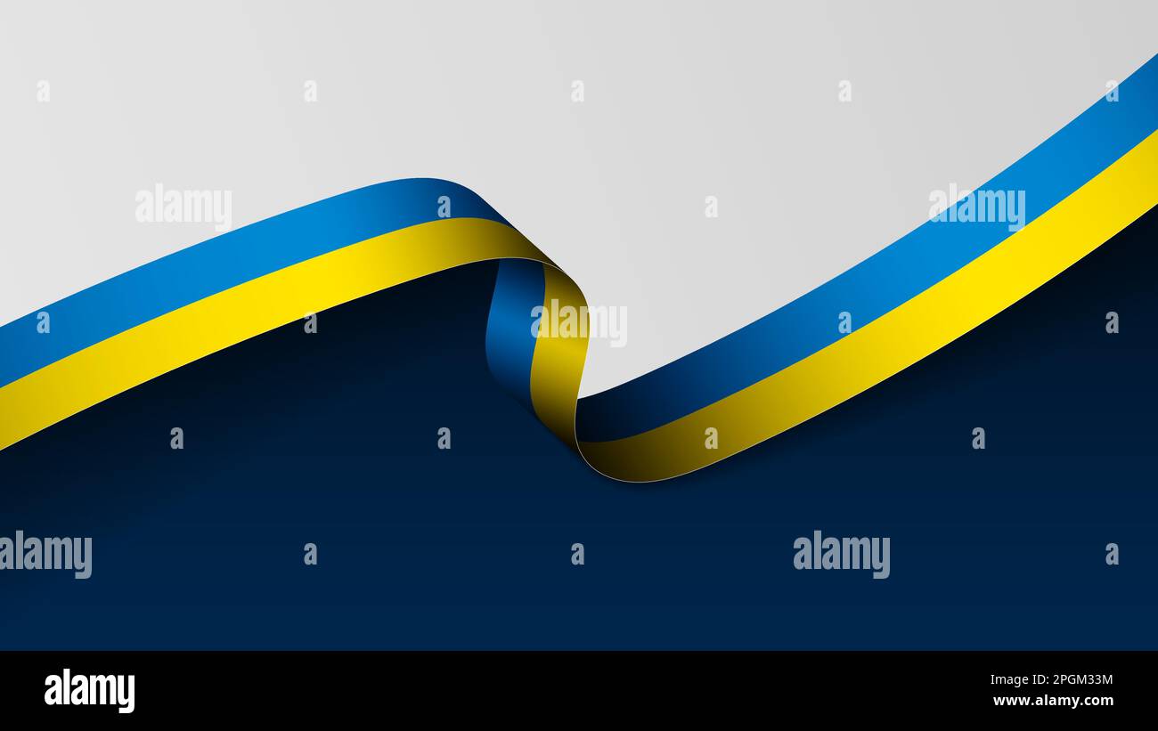 Ukraine ribbon flag background. Element of impact for the use you want ...