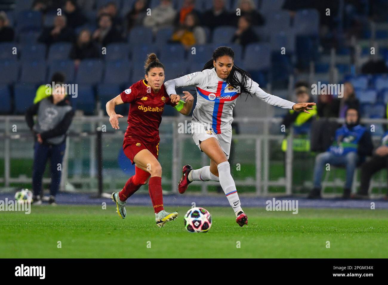 Rome, Italy, Italy. 21st Mar, 2023. Salma Paralluelo of FC Barcelona ...