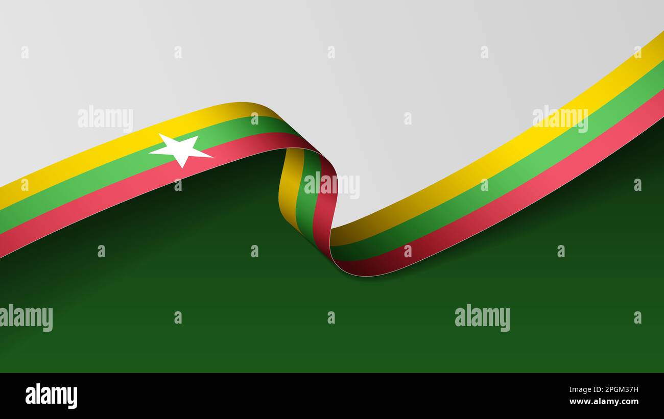 National flag myanmar in Stock Vector Images - Alamy