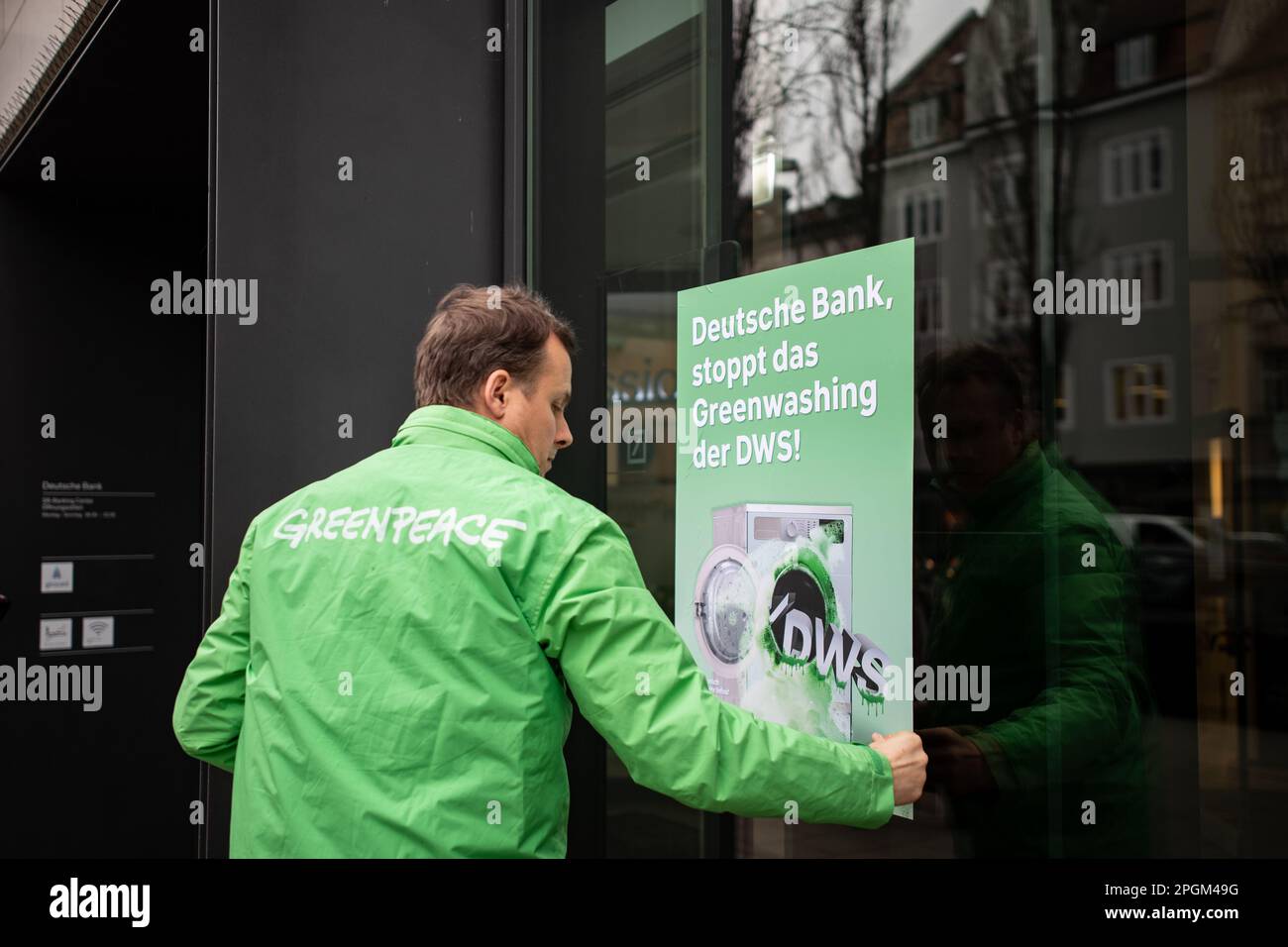 Munich, Germany. 23rd Mar, 2023. On March 23rd, 2023 activists of the ...