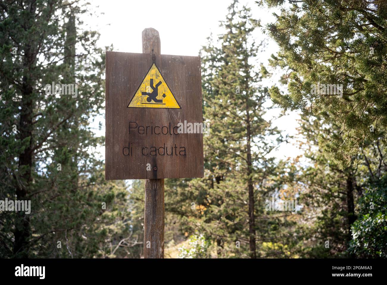 Monte Ceceri, near Fiesole, where so the myth goes, Leonardo da Vinci ...