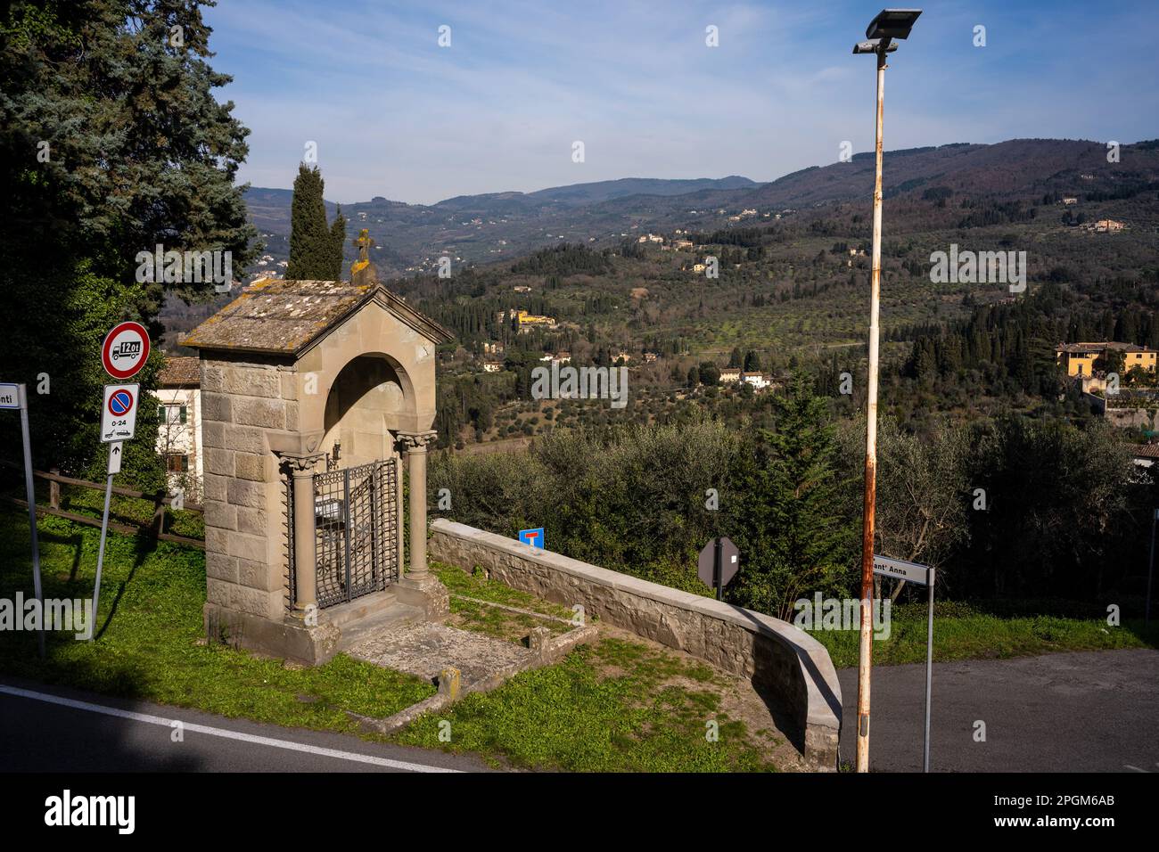 Fiesole, originally an Etruscan town, then Roman, that overlooks the ...