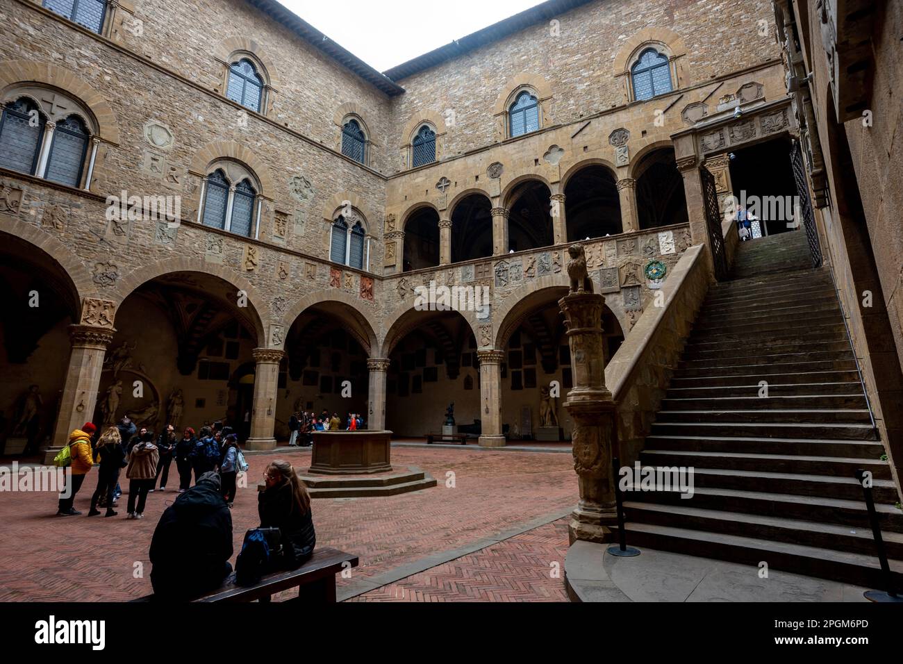 The Bargello in Florence, home to some Renaissance masterpieces Stock ...