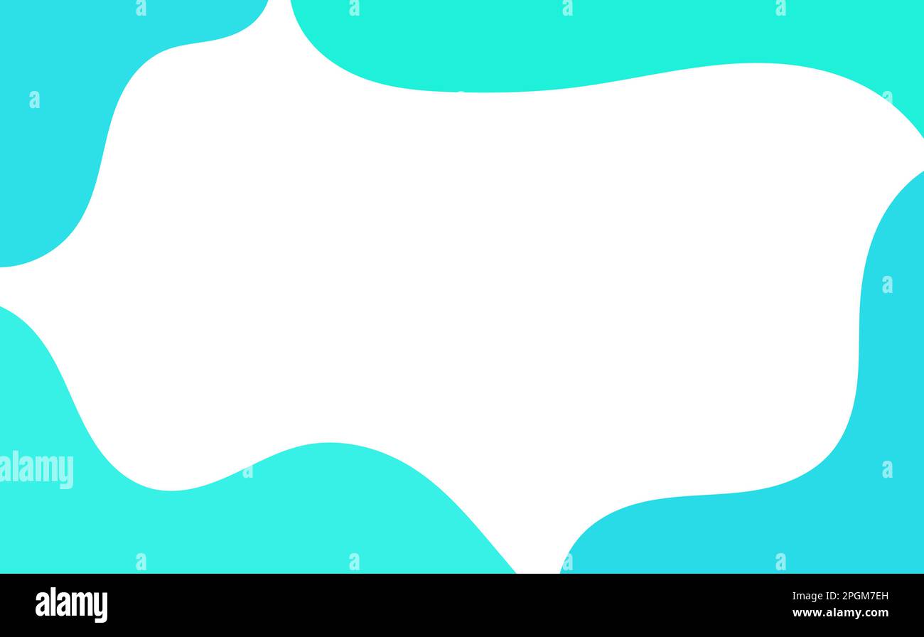 Blue waves border background. Vector illustration Stock Vector Image ...