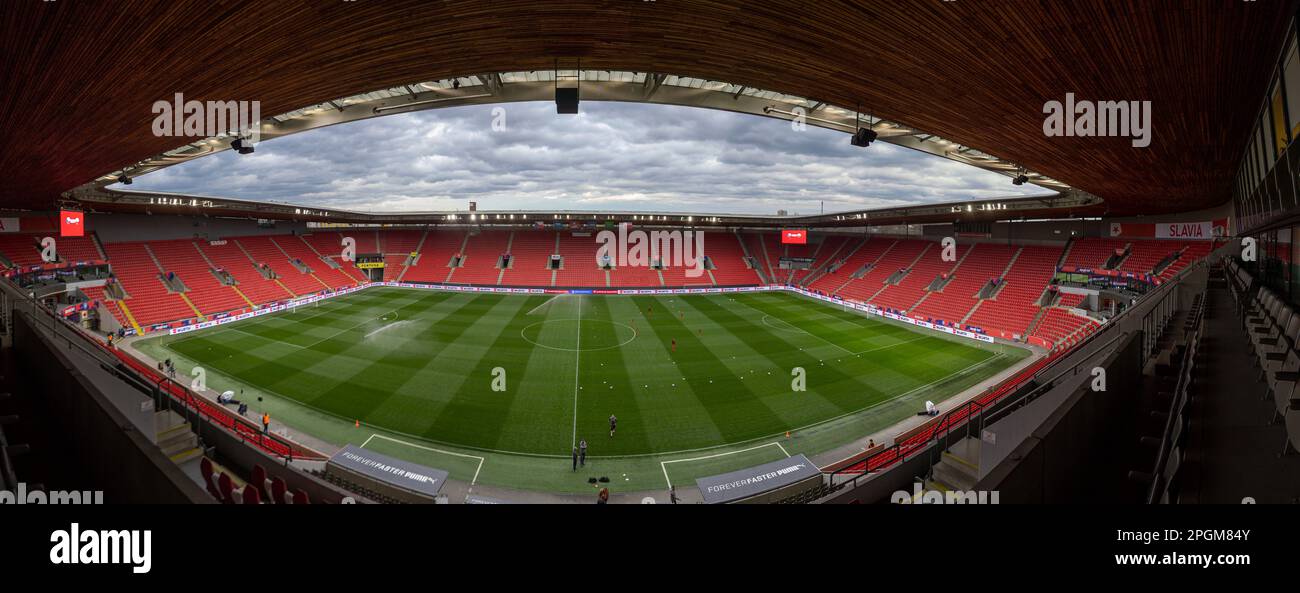 March 23, 2023, Praga, Czechy: 2023.03.23 Praga.Pilka nozna ...