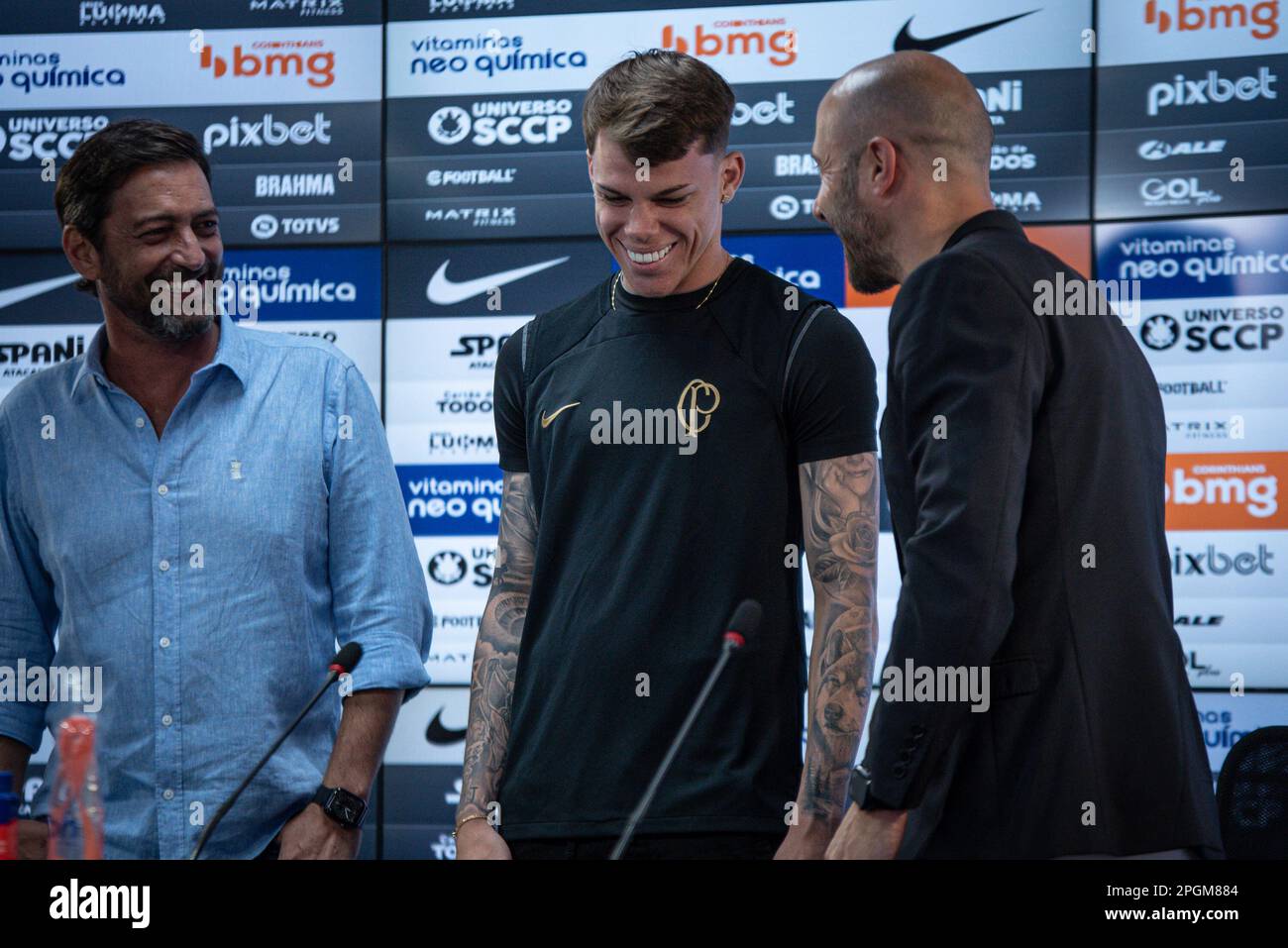 Sao Paulo, Sao Paulo, Brasil. 23rd Mar, 2023. (SPO) Press Conference ...
