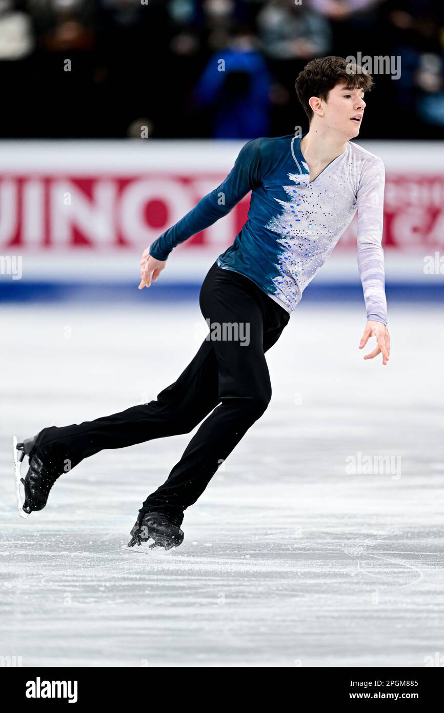 Adam HAGARA (SVK), during Men Short Program, at the ISU World Figure ...