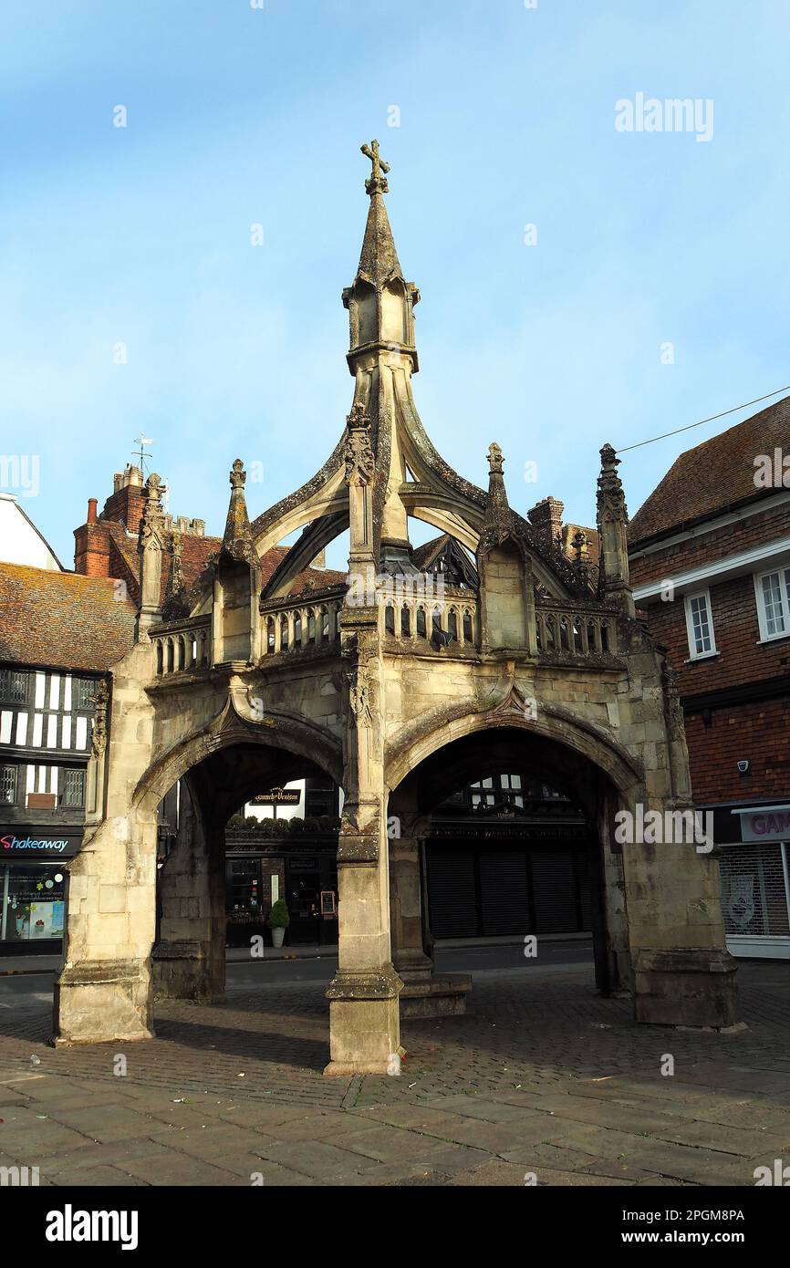 Poultry Cross, Salisbury, Anglia, United Kingdom, Europe Stock Photo ...
