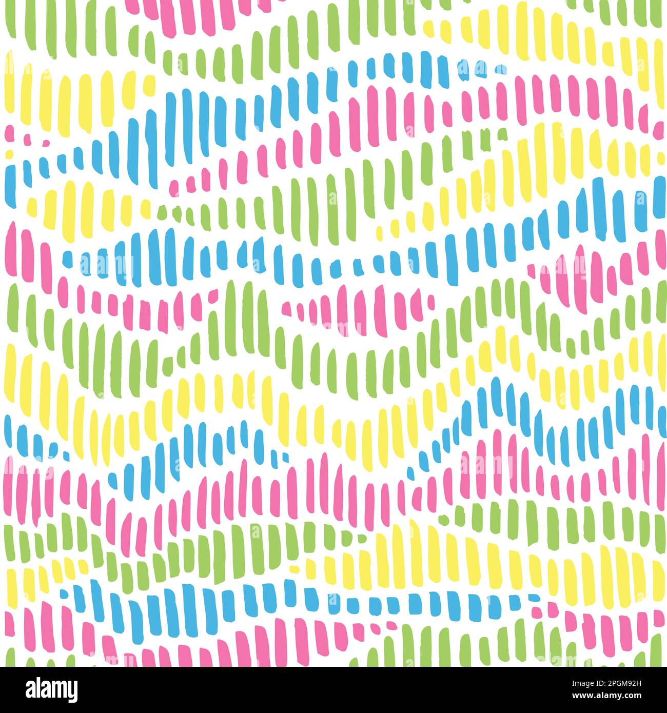 Seamless vector pattern with colorful marker strokes great for textile ...