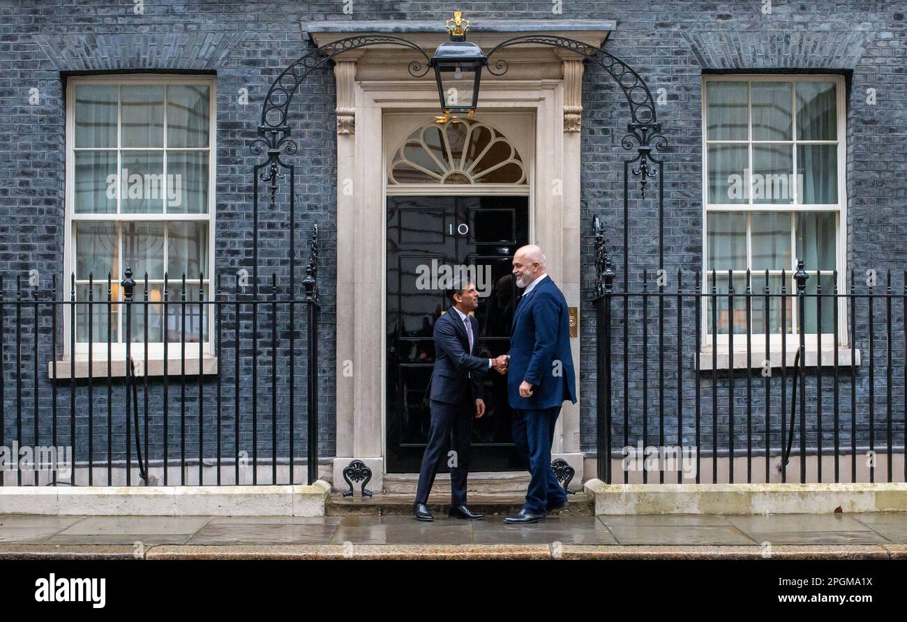 London, England, UK. 23rd Mar, 2023. UK Prime Minister RISHI SUNAK ...