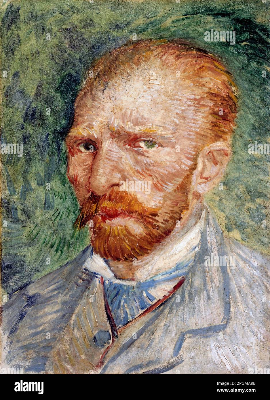 Vincent Van Gogh Self Portrait 1887 Self-Portrait with Straw Hat, c ...