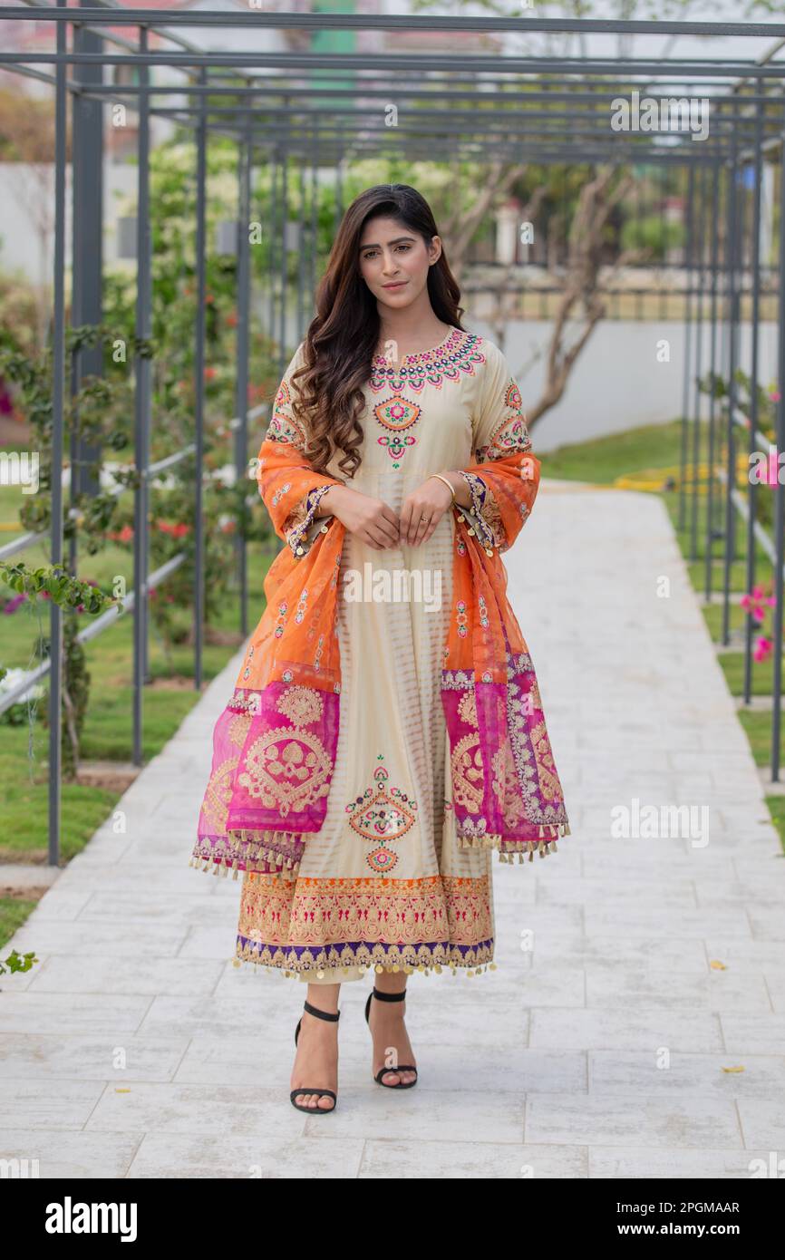 Female fashion model wearing dress hi-res stock photography and images ...