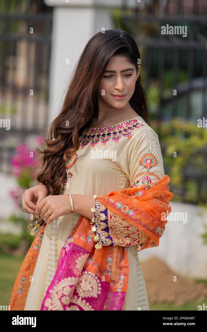 Female fashion model wearing dress hi-res stock photography and images ...