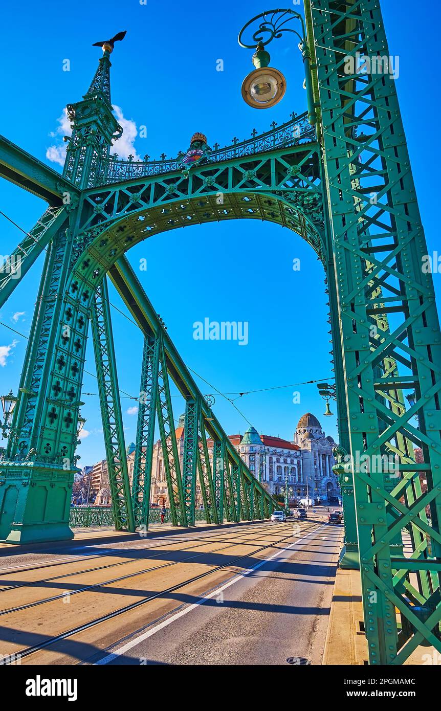 Historic Liberty Bridge is one of the most beautiful bridges across ...