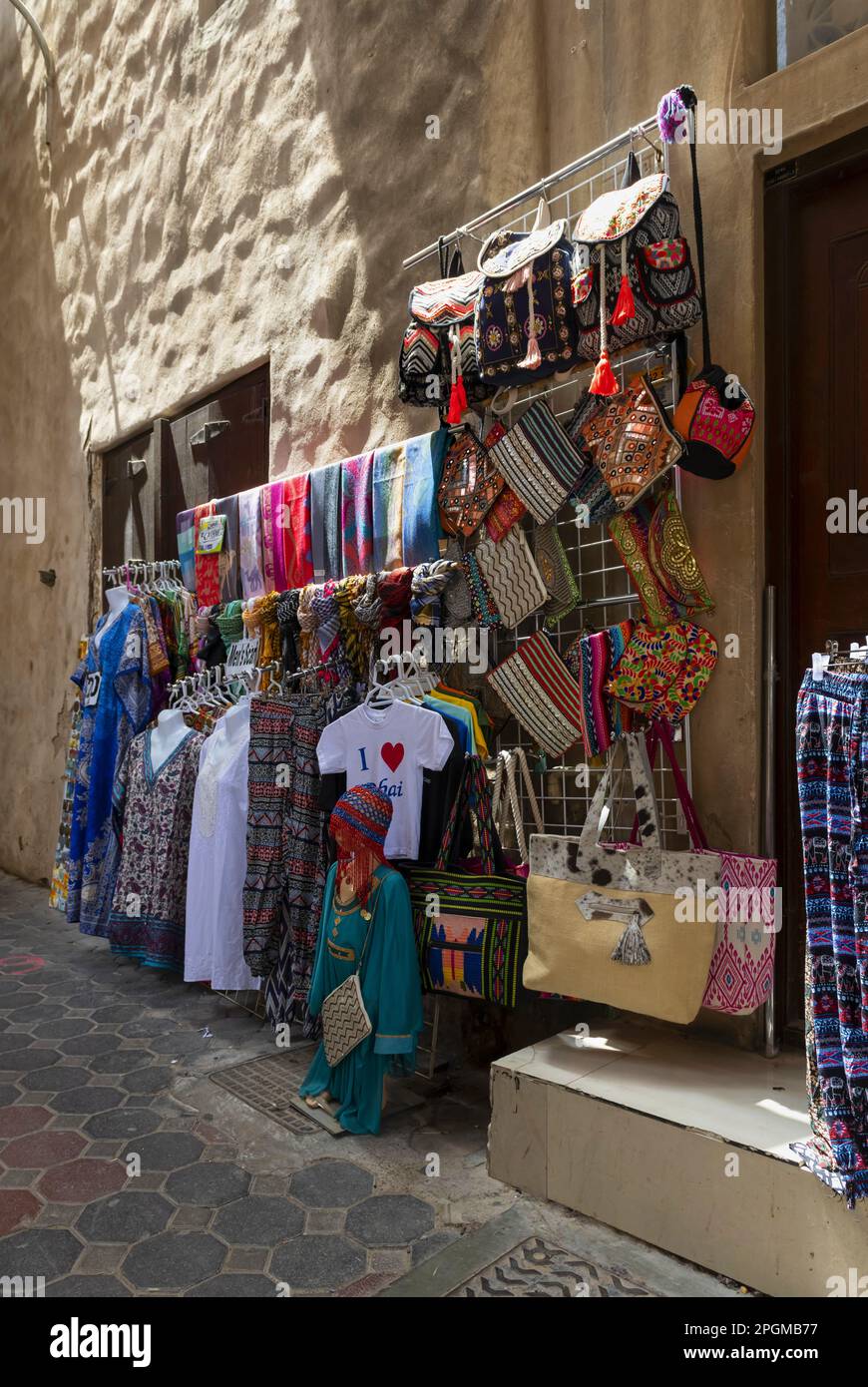 Arab souk in Old Dubai Stock Photo - Alamy