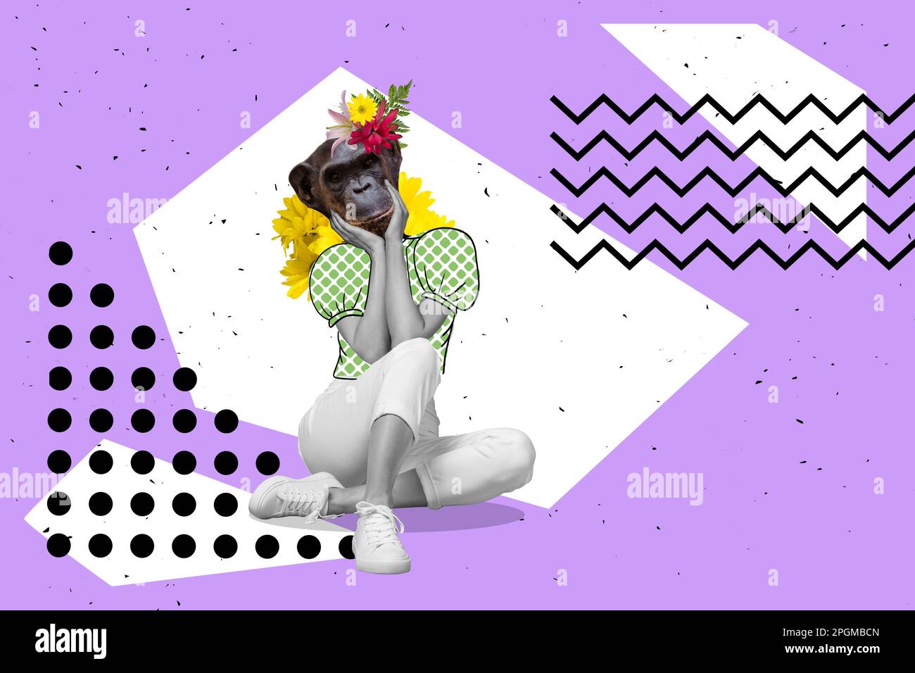 Cute swag girl cartoon hi-res stock photography and images - Alamy