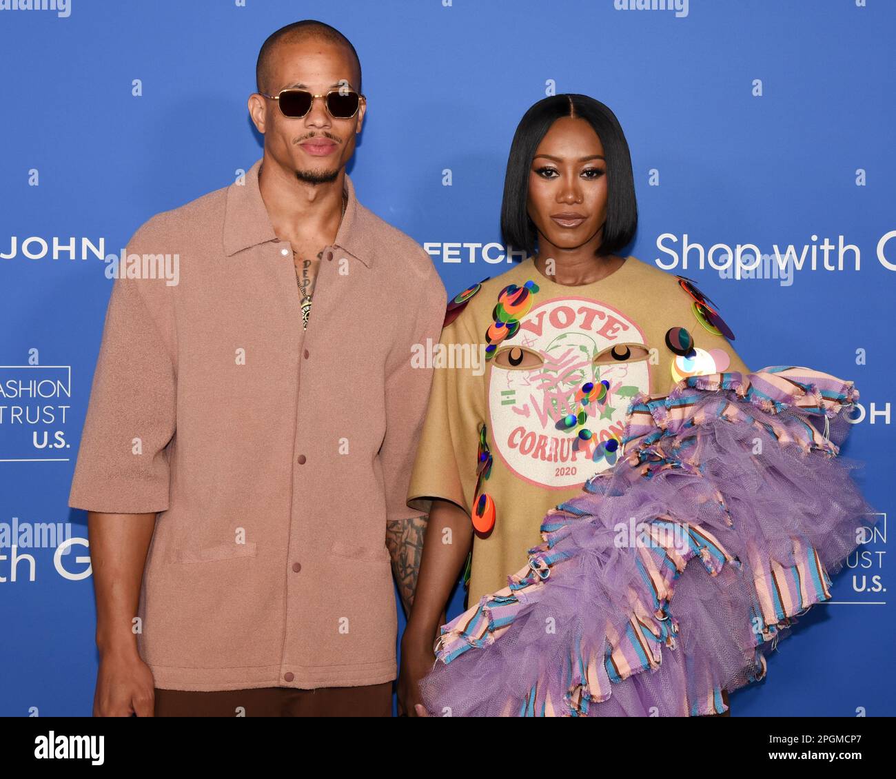 Hollywood, California, USA. 21st Mar, 2023. Masimba Chibanda and Muni ...