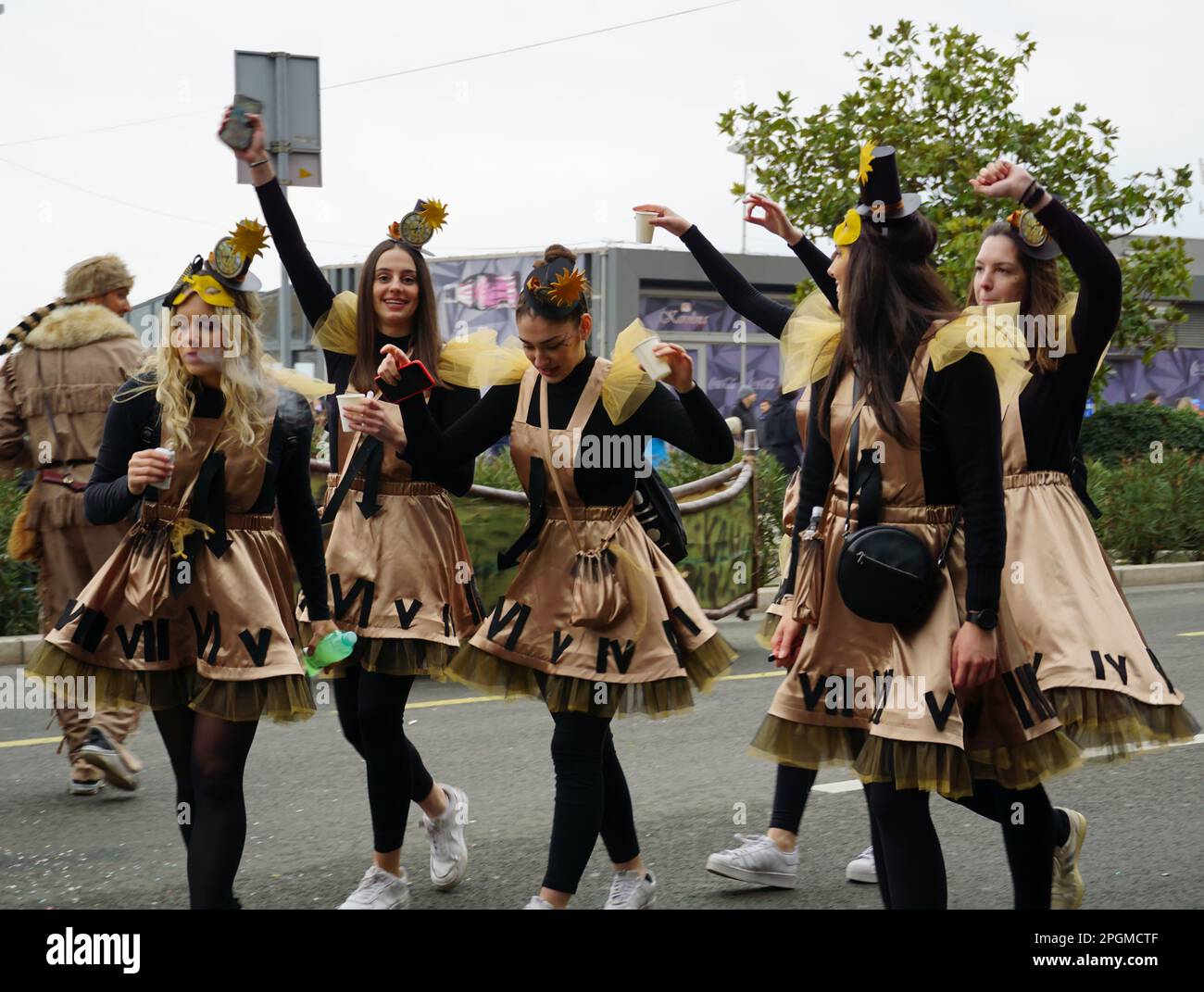 Cheerful crowd hi-res stock photography and images - Alamy