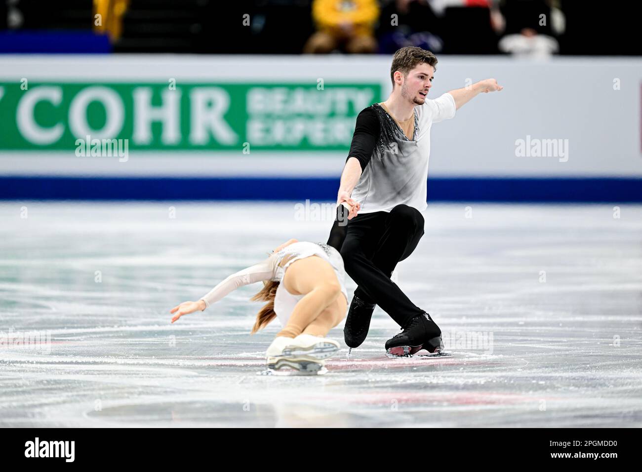 Oxana VOUILLAMOZ & Flavien GINIAUX (FRA), during Pairs Free Skating, at ...