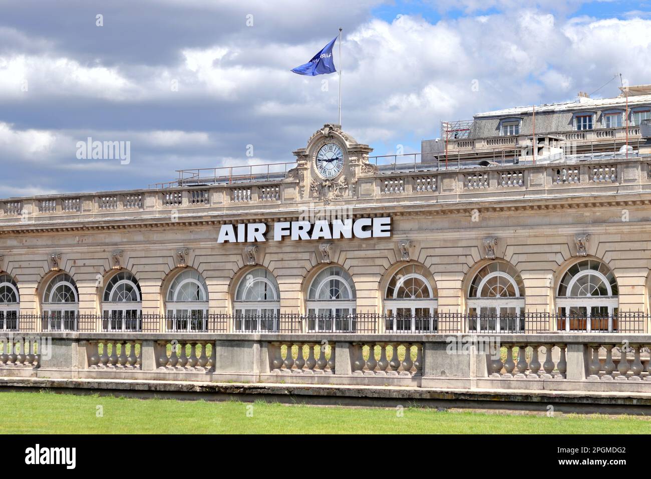 Paris, France - June 15, 2019: Air France museum building in the 7th ...