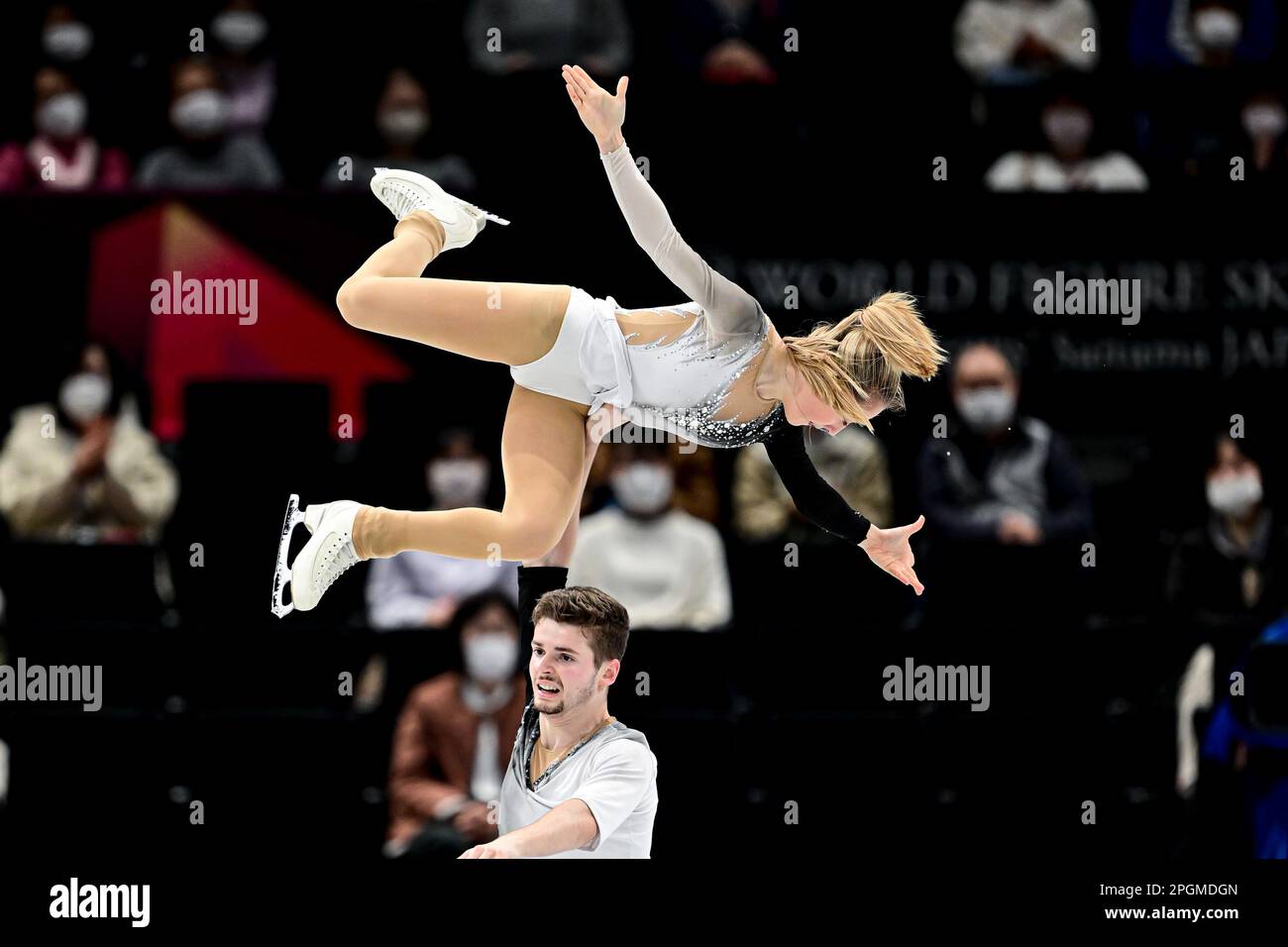 Oxana VOUILLAMOZ & Flavien GINIAUX (FRA), during Pairs Free Skating, at ...