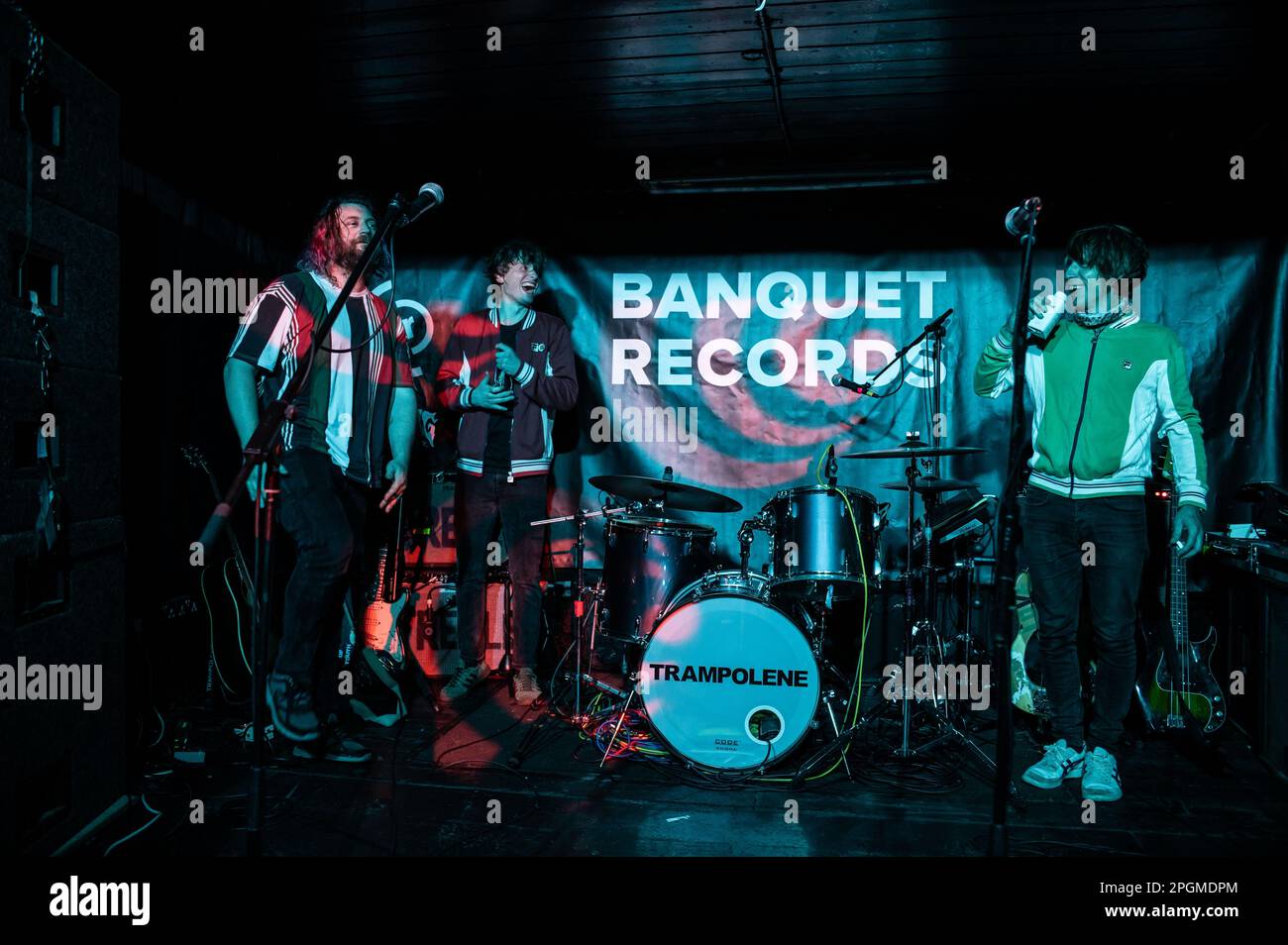 London, UK, 22nd March 2023. Trampolene play a live gig at The Fighting ...