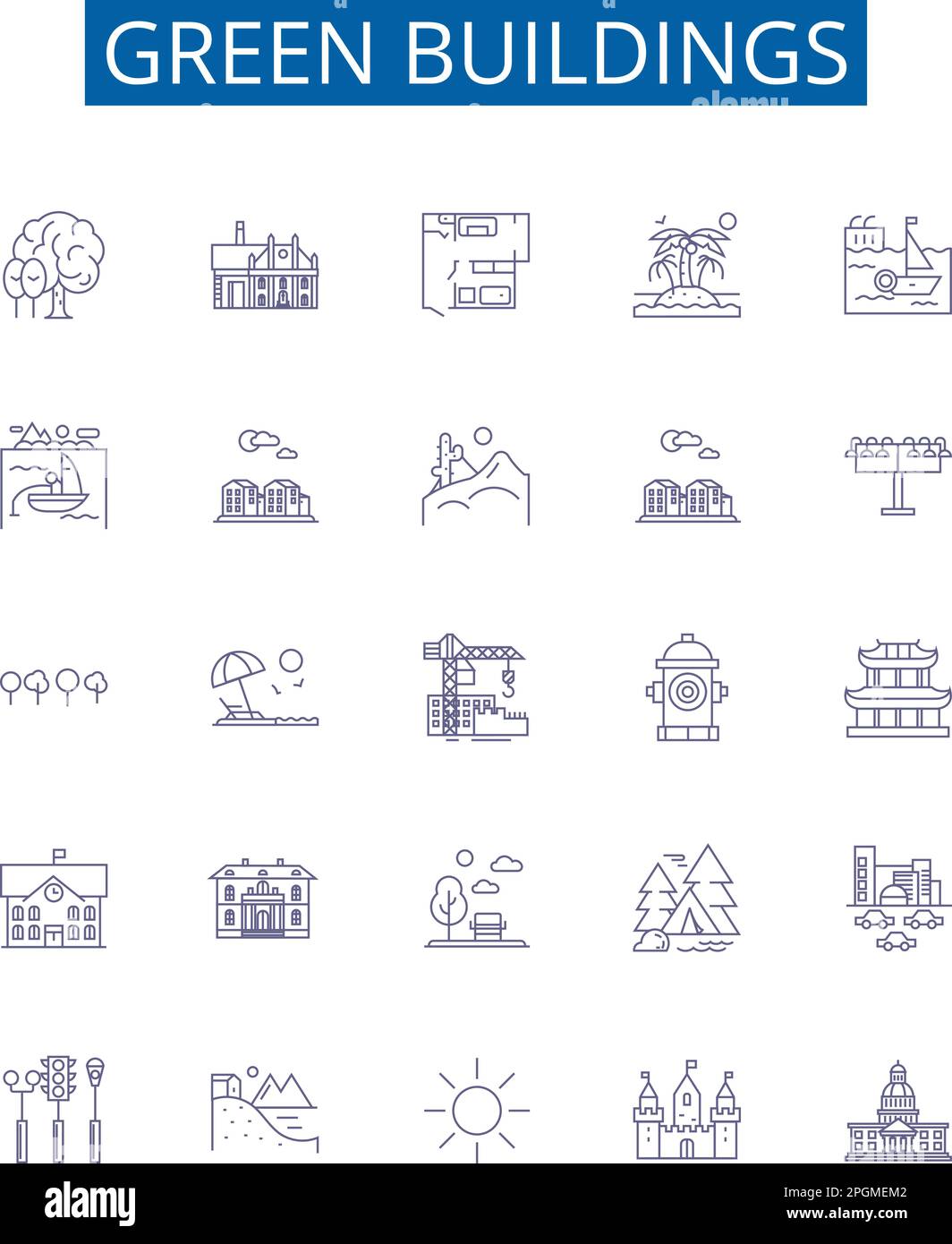 Passive buildings Stock Vector Images - Alamy