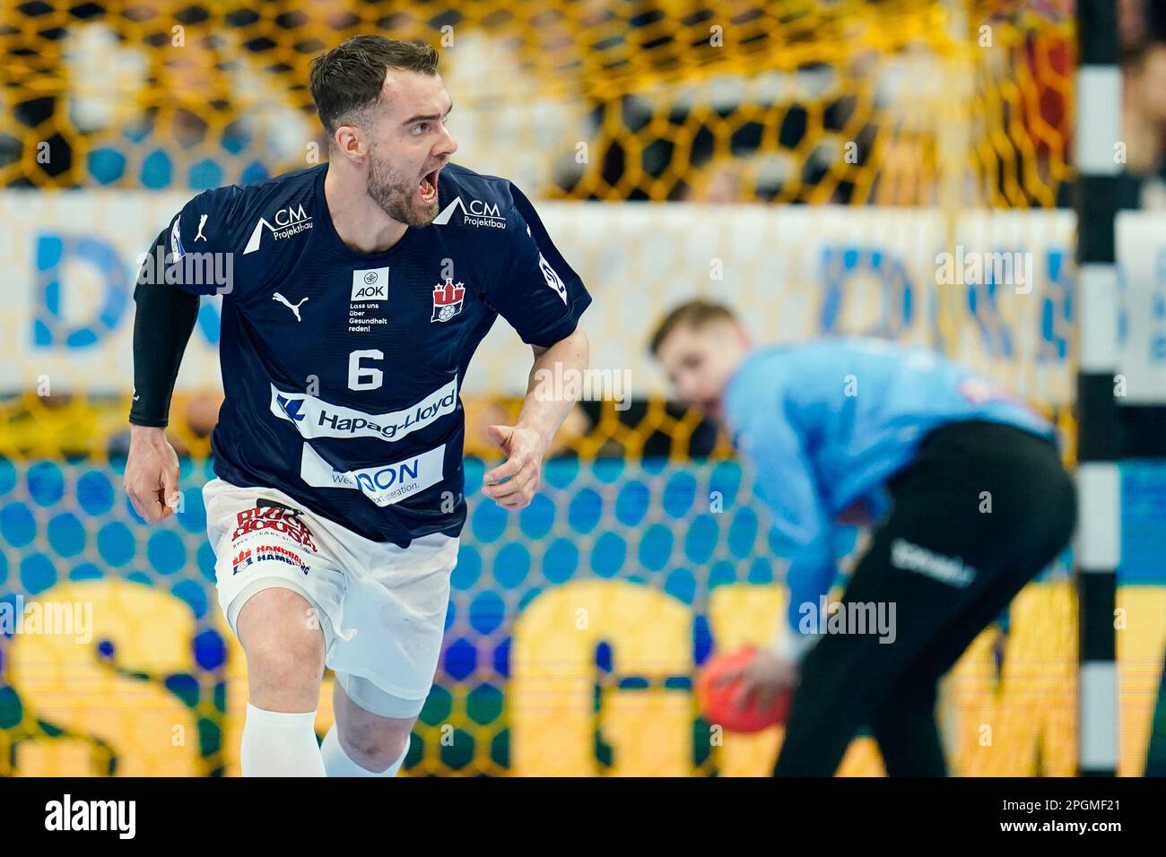 Mannheim, Germany. 23rd Mar, 2023. Handball: Bundesliga, Rhein-Neckar ...