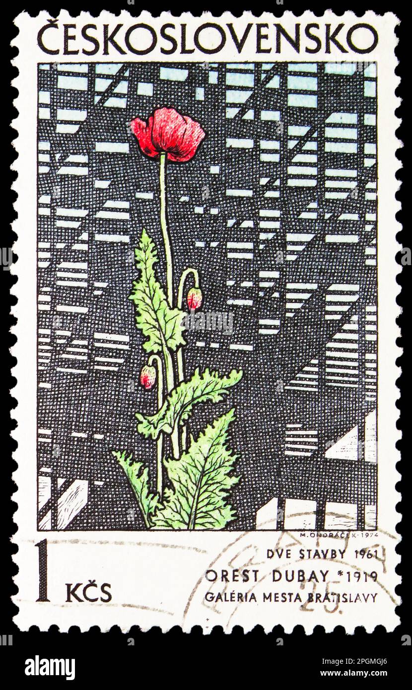 MOSCOW, RUSSIA - MARCH 16, 2023: Postage stamp printed in ...