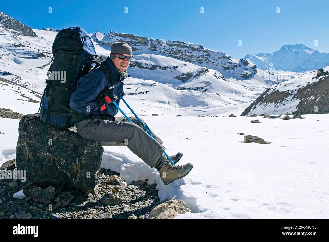 Nepal Pass Torung-la Stock Photo - Alamy