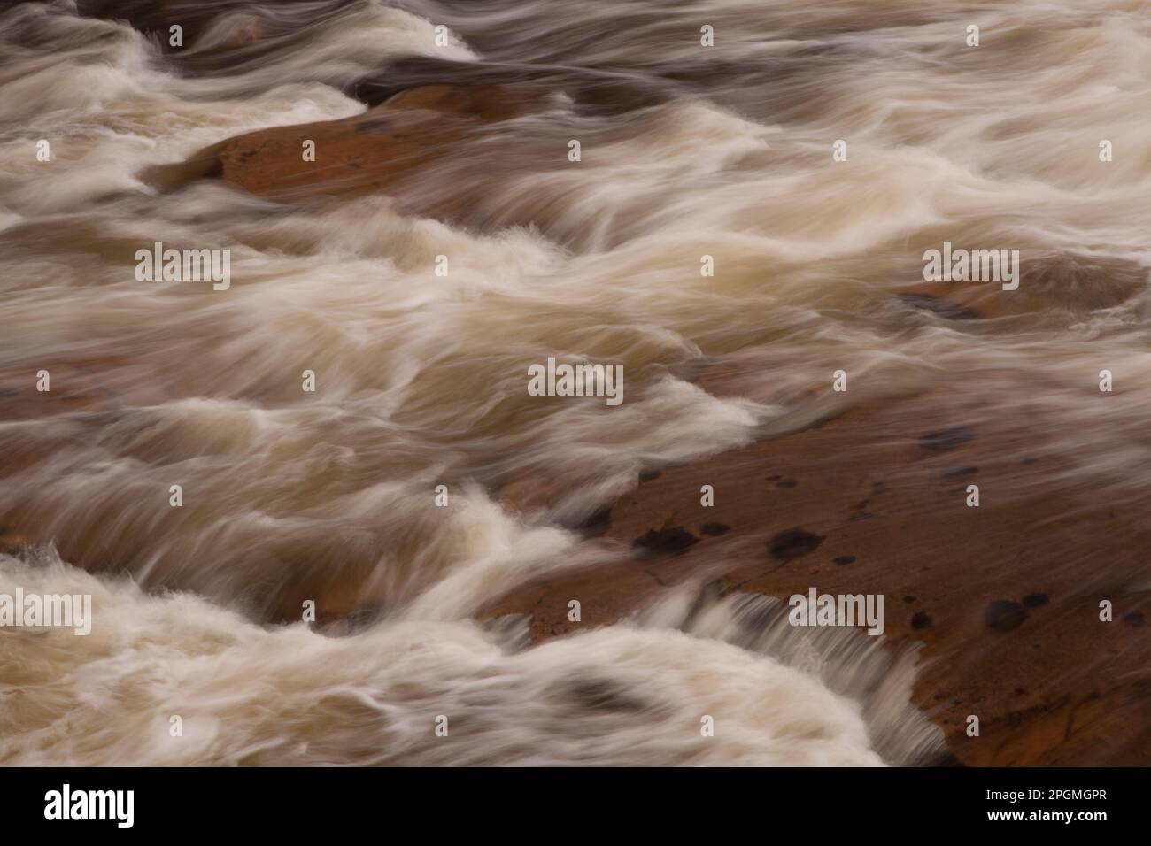 Milwaukee River Current Patterns as Viewed From Above Stock Photo - Alamy