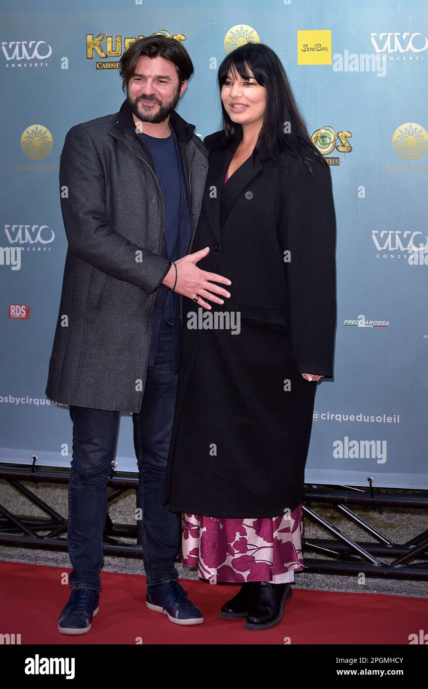 Rome, Italy. 22nd Mar, 2023. Elisa D Ospina and Stefano Macchi attends ...