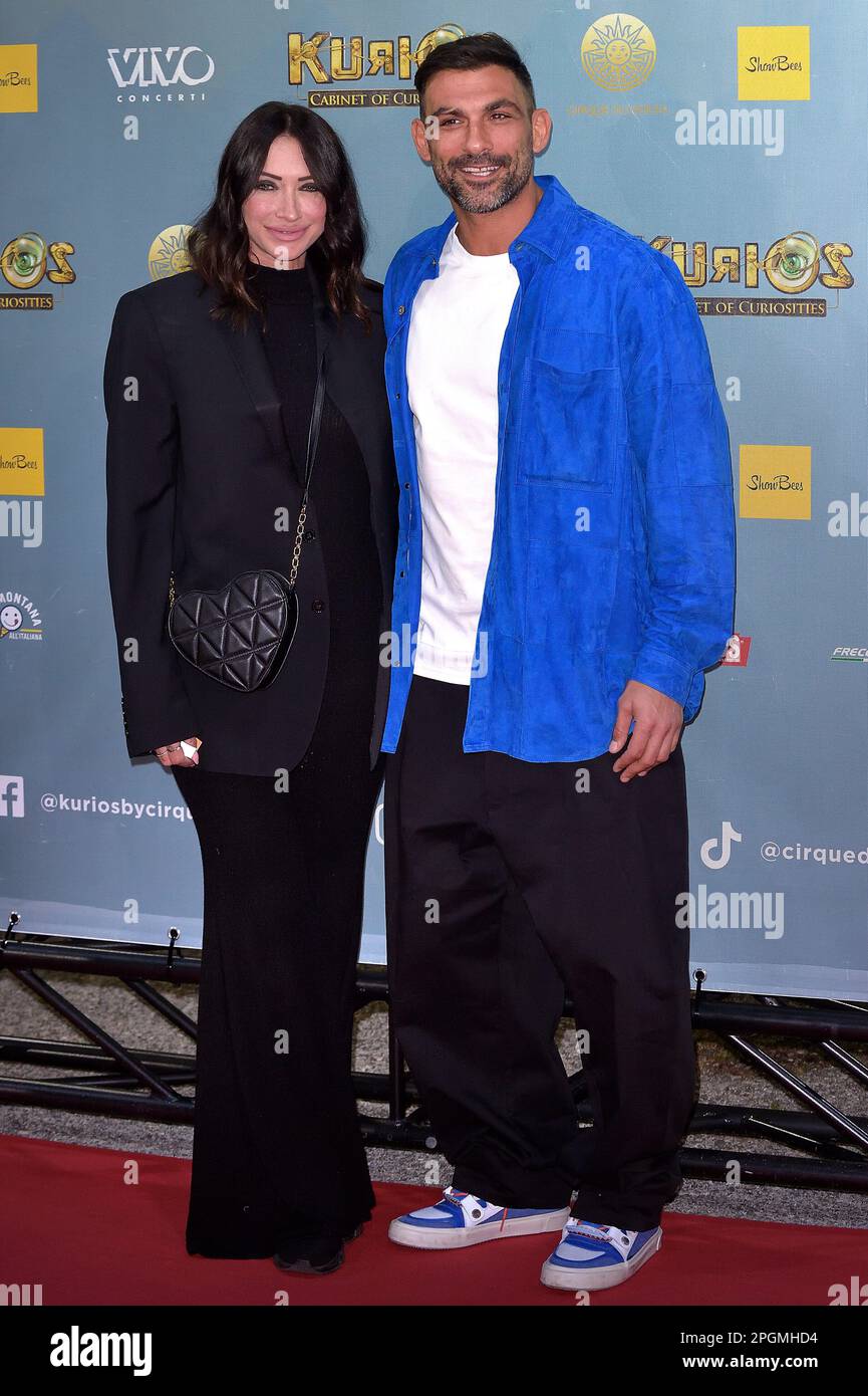 Rome, Italy. 22nd Mar, 2023. Irene Capuano and Francesco Arca attends ...