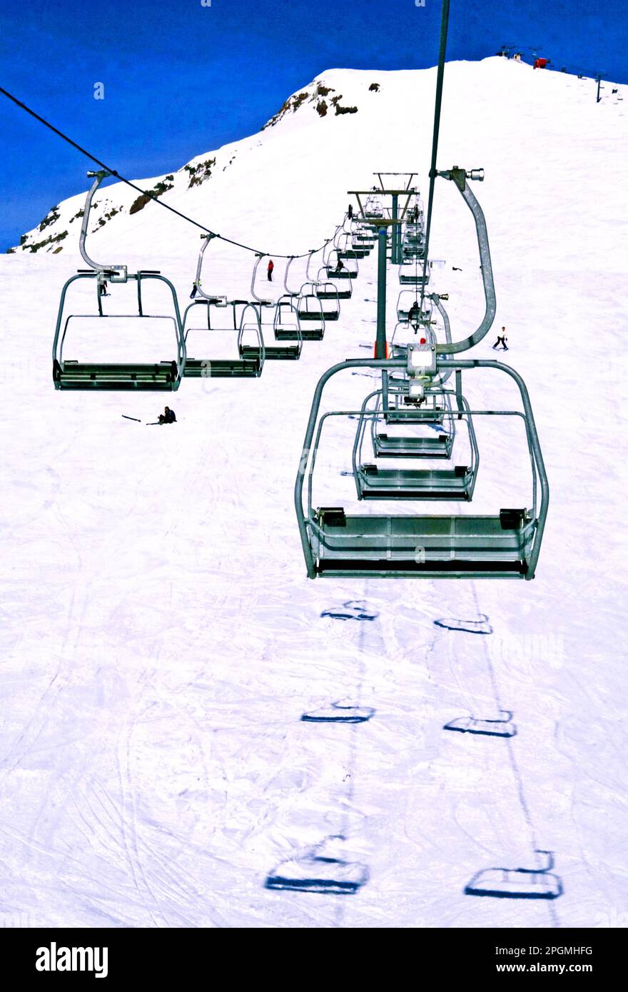 ski resort lift Stock Photo - Alamy