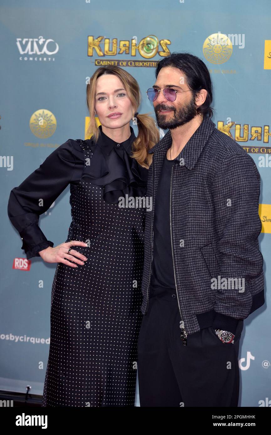 Rome, Italy. 22nd Mar, 2023. Laura Chiatti and Marco Boccia attends the ...