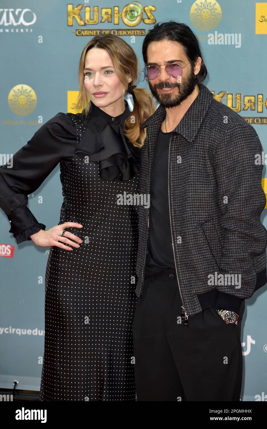 Rome, Italy. 22nd Mar, 2023. Laura Chiatti and Marco Boccia attends the ...