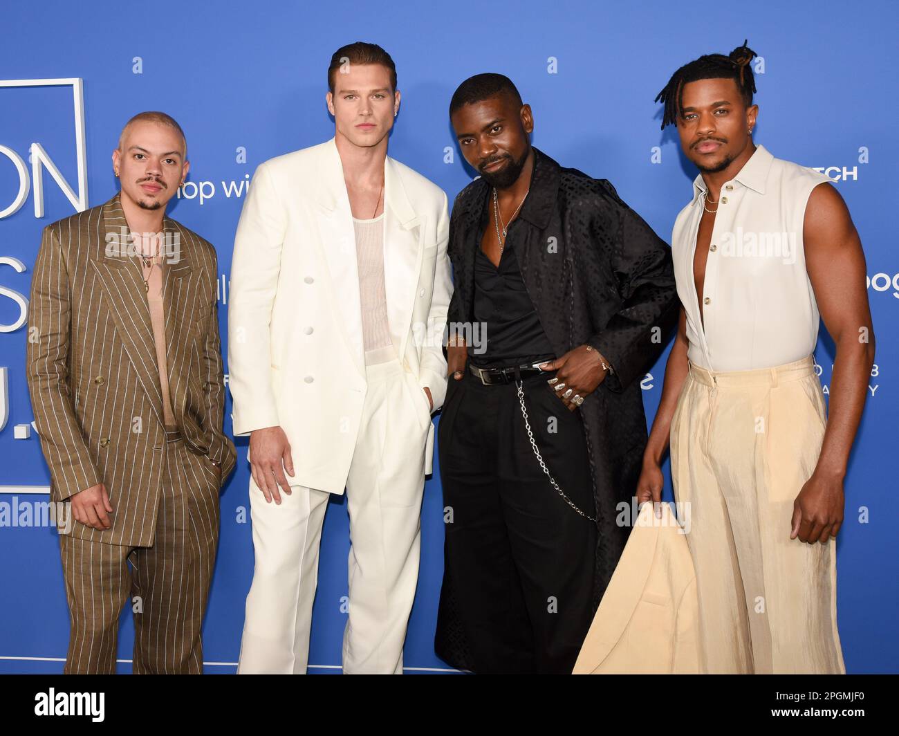 March 21, 2023, Hollywood, California, United States: (L-R) Evan Ross ...