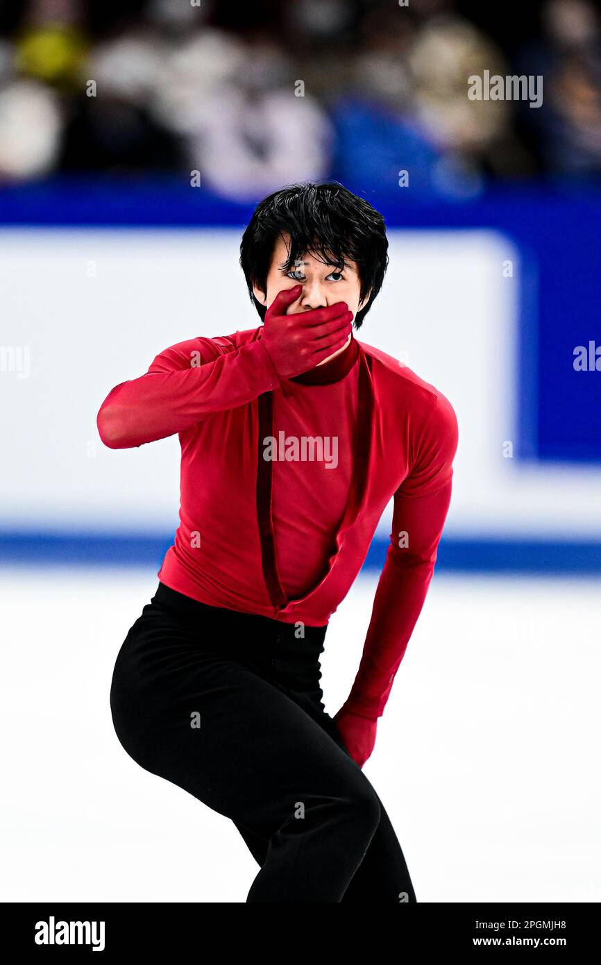 Adam SIAO HIM FA (FRA), during Men Short Program, at the ISU World ...