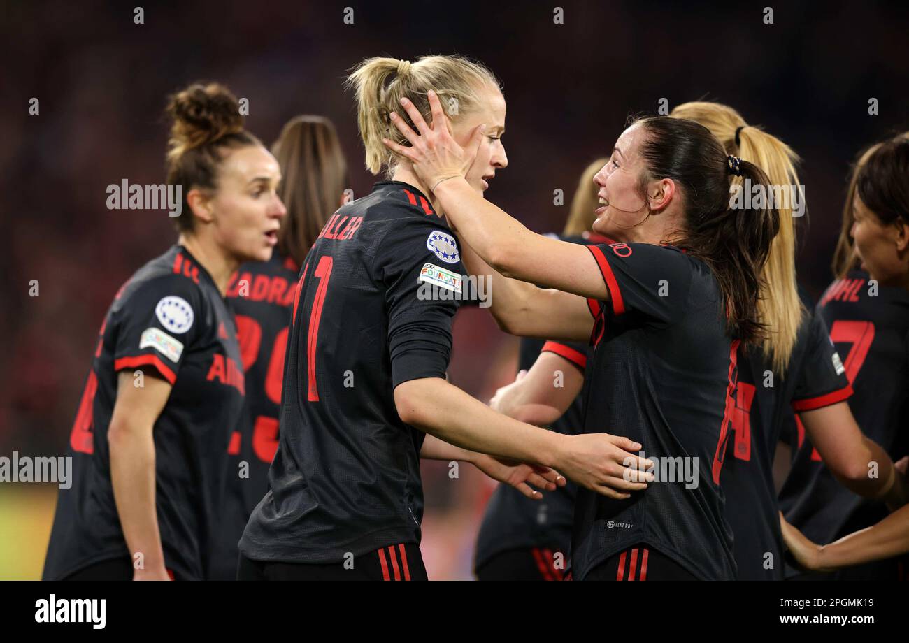 MUNICH, GERMANY - MARCH 21: UEFA Women's Champions League quarter-final ...