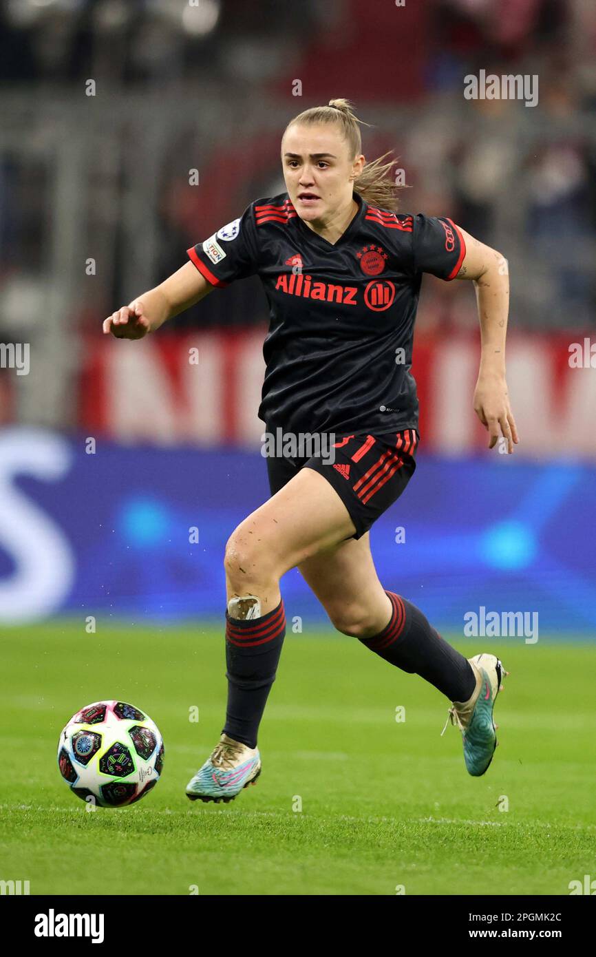 MUNICH, GERMANY - MARCH 21: UEFA Women's Champions League quarter-final ...