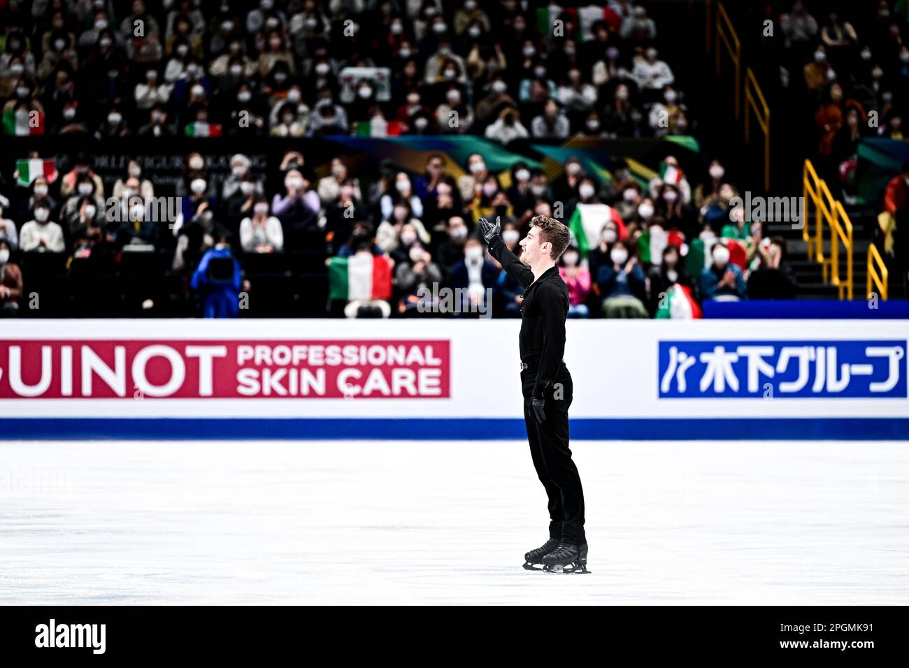 Matteo RIZZO (ITA), during Men Short Program, at the ISU World Figure ...
