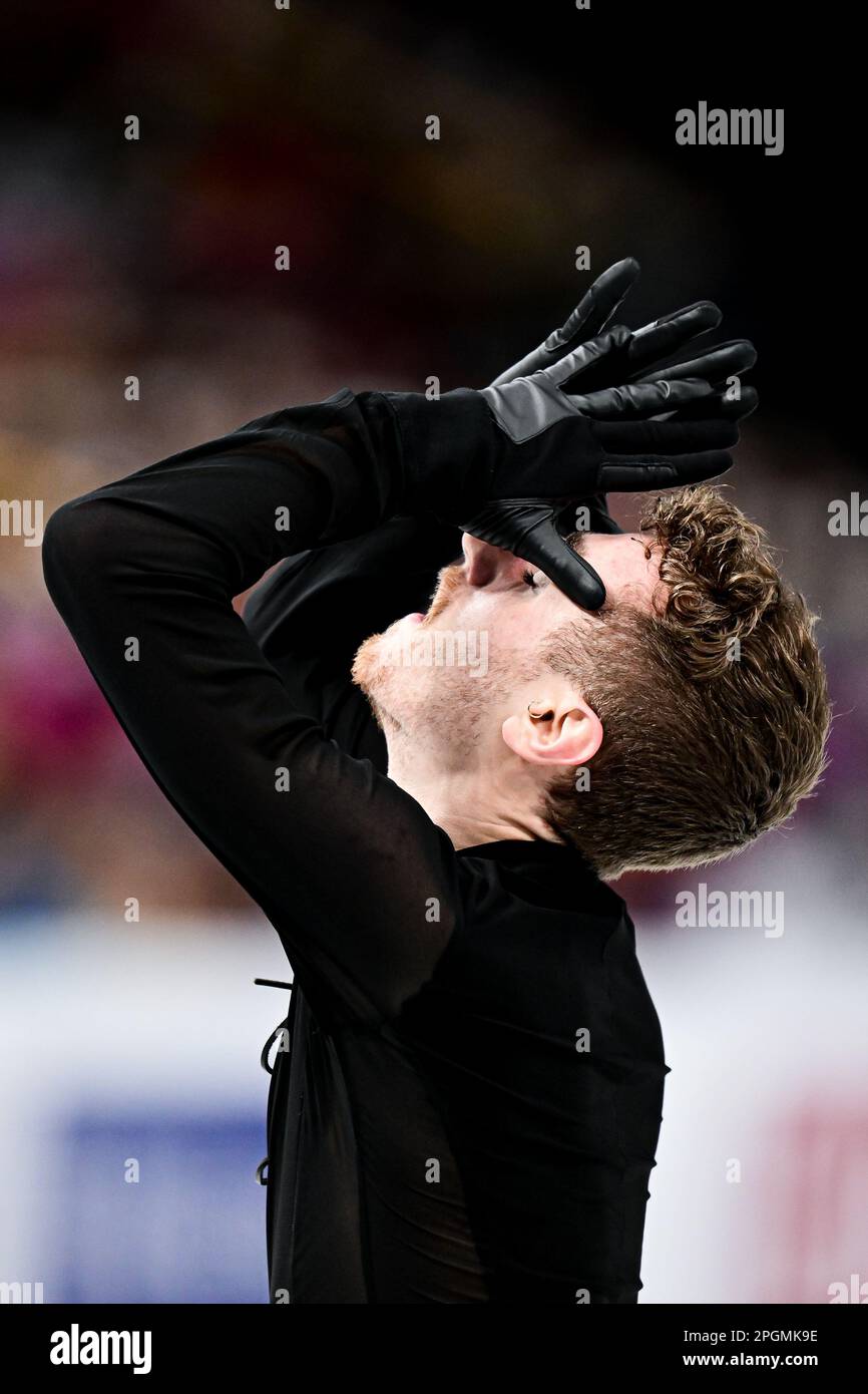 Matteo RIZZO (ITA), during Men Short Program, at the ISU World Figure ...