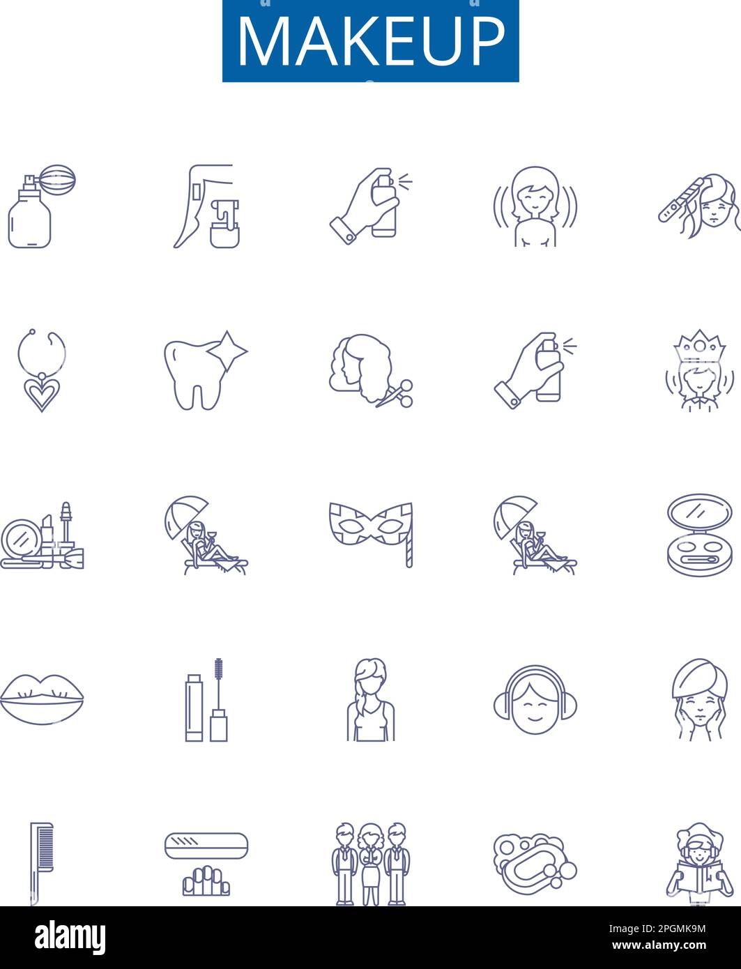 Brow pencil Stock Vector Images - Alamy